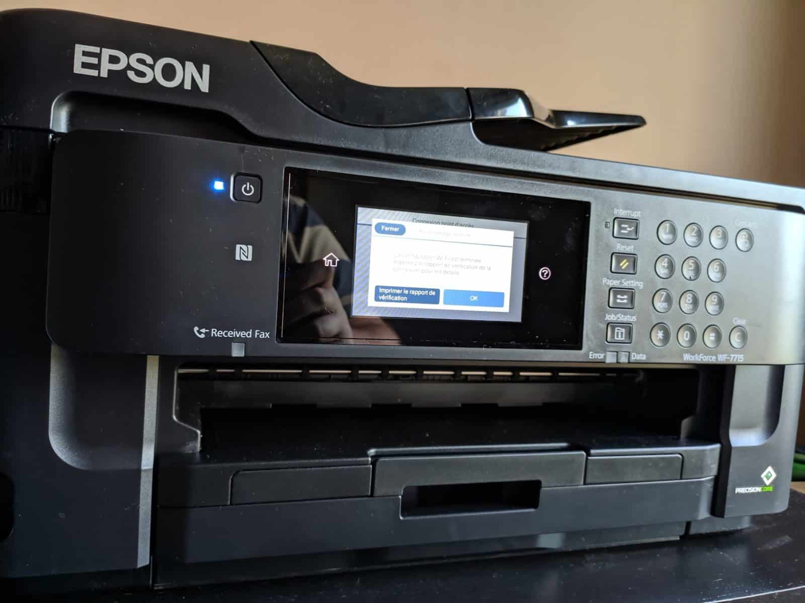 Epson Workforce WF-7710 : Test de l'imprimante A3 recto-verso 4-en-1